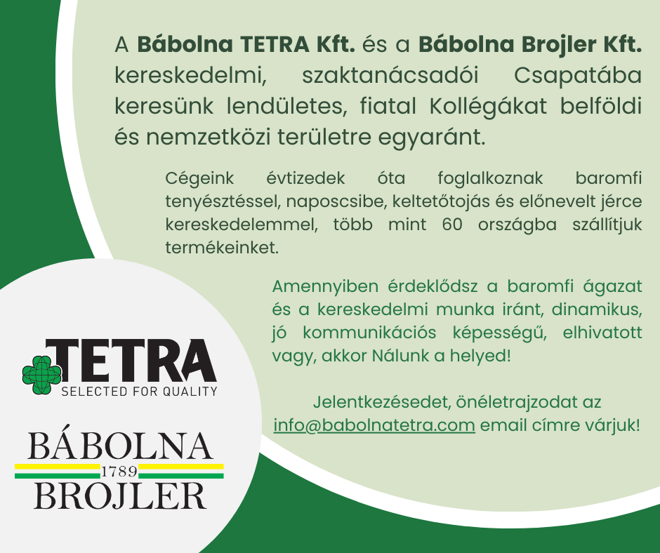 Bábolna TETRA Kft. - Állatorvostudományi Egyetem Budapest