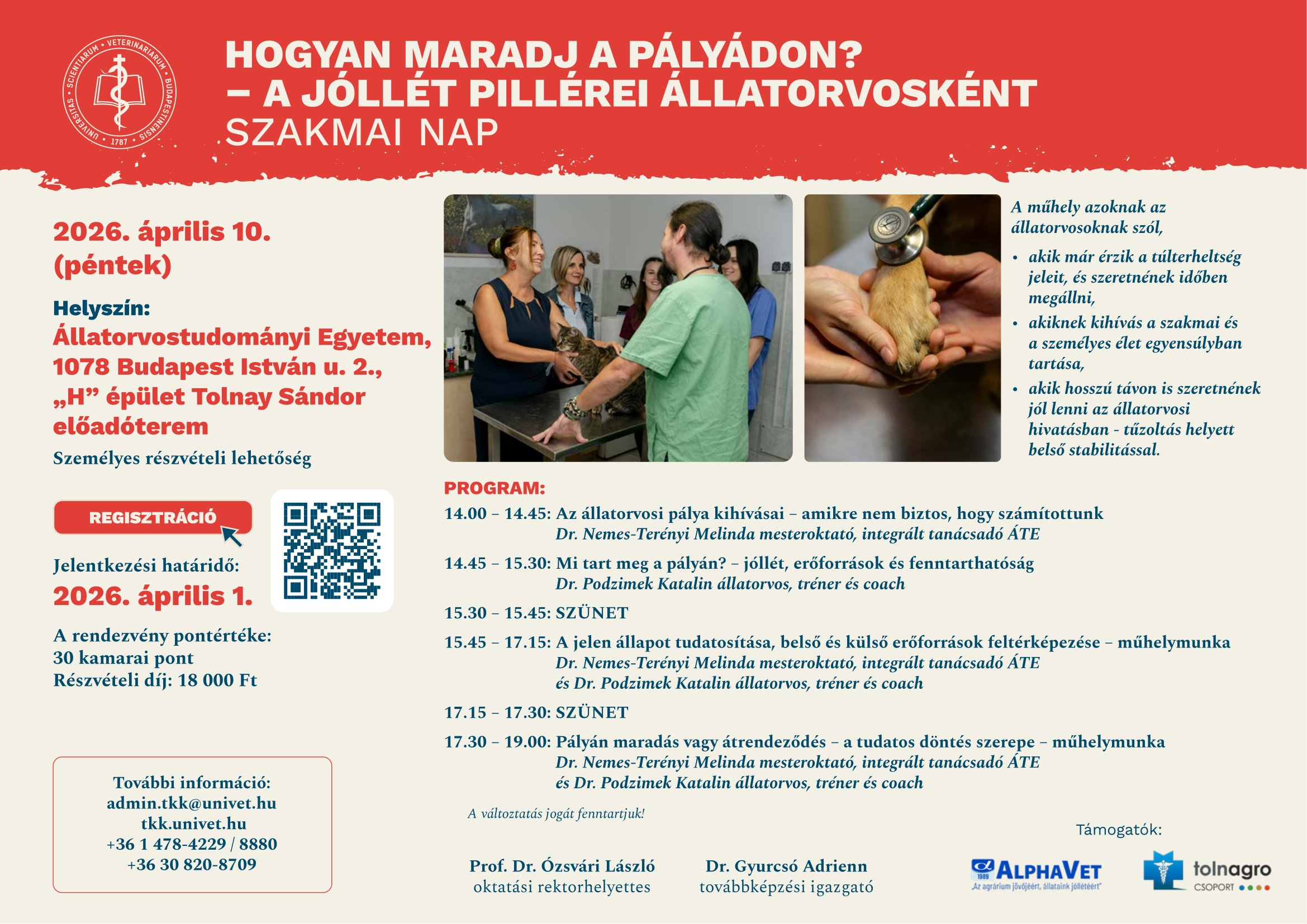 Hogyan maradj a pályádon? - A jóllét pillérei állatorvosként szakmai ...